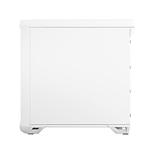 Fractal Design Torrent Compact White - Clear Tint Tempered Glass Side Panel - Open Grille for Maximum air Intake - Two 180mm PWM Fans Included - Type C - ATX Airflow Mid Tower PC Gaming Case