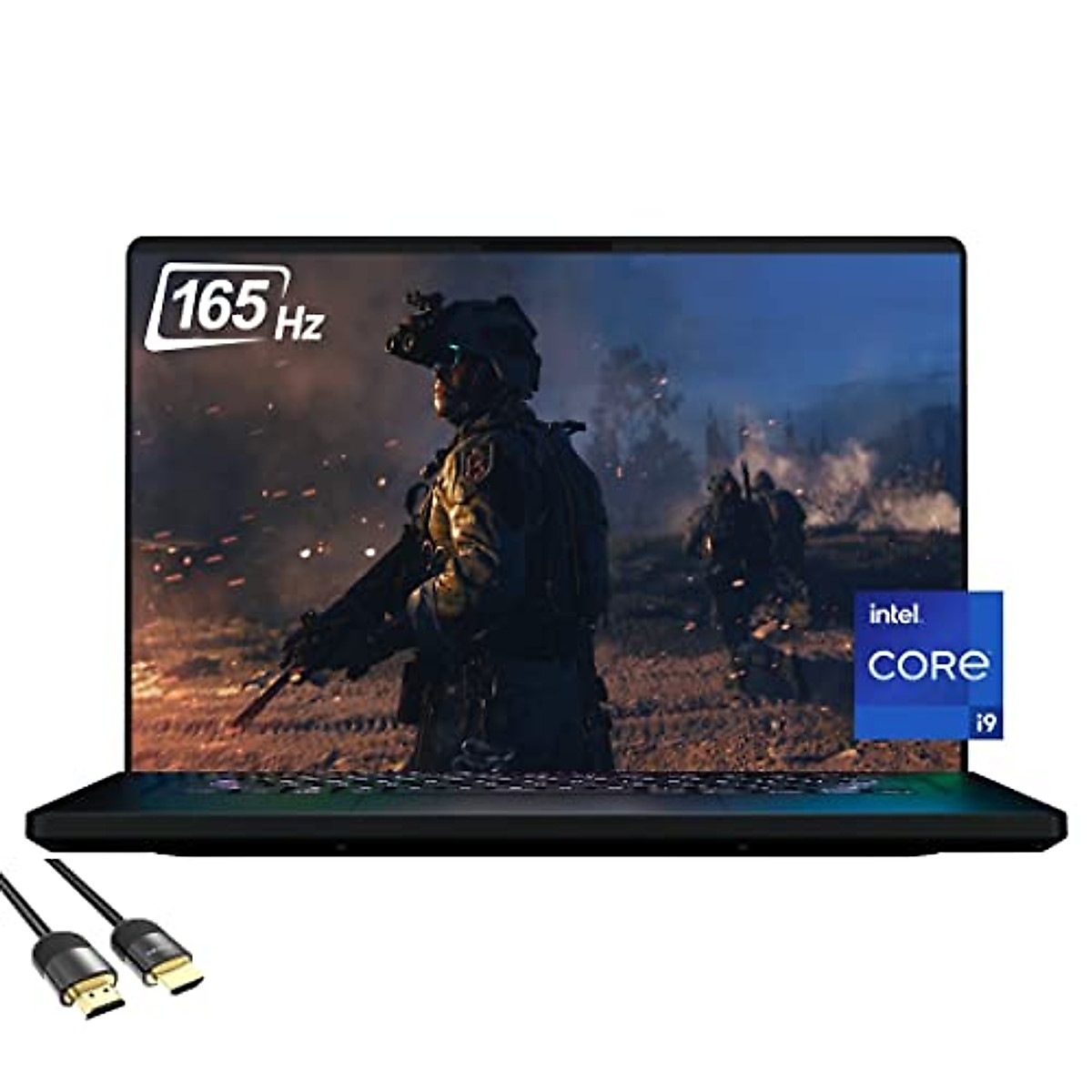 ASUS ROG Zephyrus M16 Gaming Laptop, 16" WQXGA 165Hz, 12th Gen Intel 14-Core i9-12900H, GeForce RTX 3070 Ti 120W, 40GB DDR5, 2TB PCIe SSD, Thunderbolt 4, RJ45, WiFi 6, RGB, SPS HDMI 2.1 Cable, Win 11