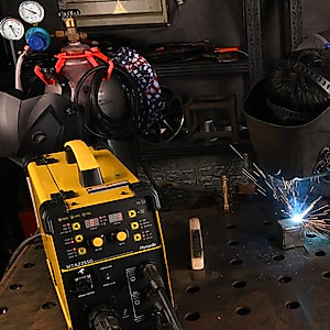 hynade Gas Tank Hanger, Four Hooks Steel Welding Hanger, Welding Accessory, Hang your Welding Helmet, TIG Torch, MIG Torch, Gloves