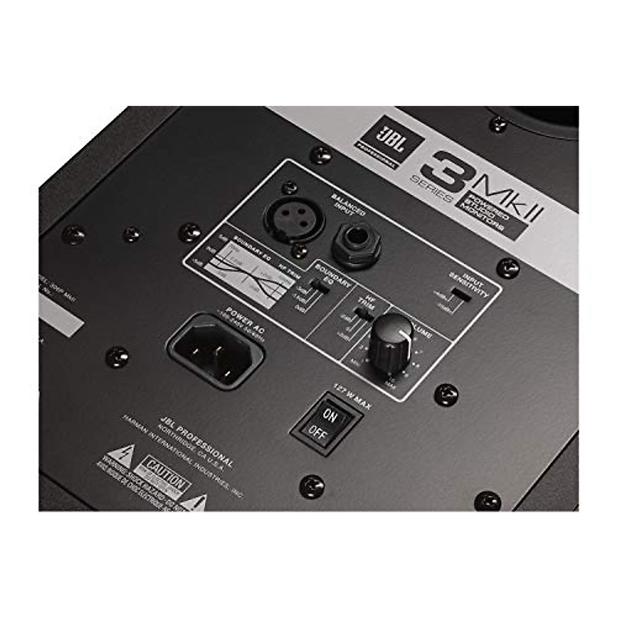 JBL Professional 305PMkII 5-Inch 2-Way Powered, Active Monitor Speaker for Near Field Music Production, Studio Monitor, Desktop Computer, Hi-Fi Audio. Sold Individually, Black
