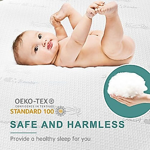 HUXMEYSON Queen Mattress Protector, Fully Waterproof Mattress Protector, Breathable and Noiseless Mattress Cover with 8-21 Deep Pocket, 60 x 80 Inch