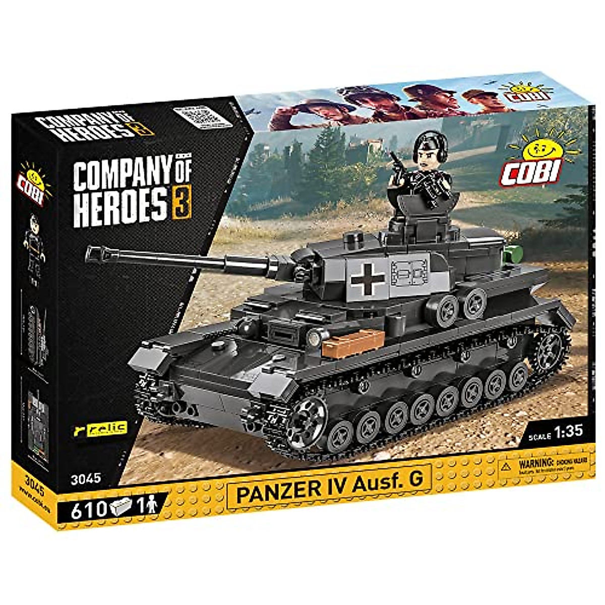COBI Company of Heroes 3 Panzer IV Ausf. G.Tank