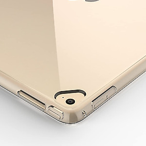 Puxicu Clear Case for iPad Pro 12.9 inch 2017/2015, Slim Design Flexible Soft TPU Protective Cover for iPad Pro 12.9"(1st and 2nd Generation, 2015 and 2017 Model) Tablet, Transparent