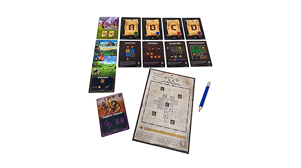 Cartographers: A Roll Player Tale - Strategy Board Game