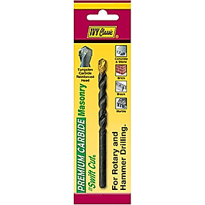 IVY Classic 10208 1/8 x 3-Inch Premium Carbide Masonry Drill Bit, 1/Card