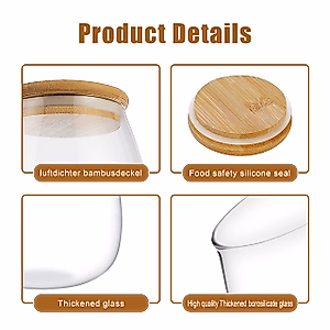 Mymanjerfu Glass Jar with Lid and Spoon, 12 oz 2 Pack - Glass Pantry Storage Containers, Condiment Jars with Lids and Spoons, Sugar Container, for Coffee, Tea, Salt, Nuts, Candy, Matcha