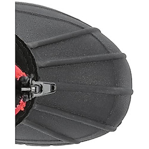 totes Boy's Unisex Kids Bradley Snow Winter Boots, Black/Red, 11 Little