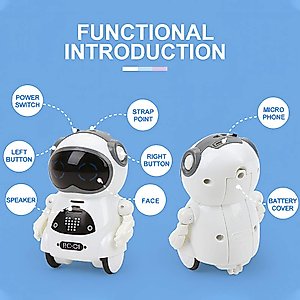 GoolRC 939A Pocket Robot Talking Interactive Dialogue Voice Recognition Record Singing Dancing Telling Story Mini Robot