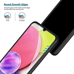 OMOTON [3 Pack] Screen Protector Compatible for Samsung Galaxy A03 / A03s / A03 Core, Bubble free, HD-Clear, Case Friendly, Tempered Glass Film for Galaxy （A03 & A03s & A03 Core）