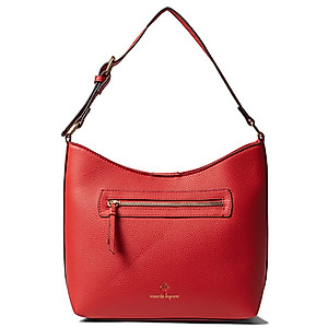 Nanette Lepore Maxene Short Shoulder Bucket w/Printed Lining Chili One Size