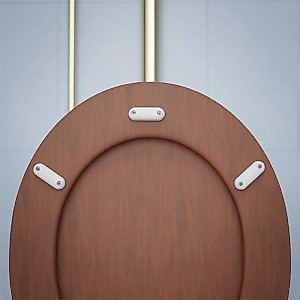 Renovators Supply Manufacturing Toilet Seat Bumper, 7 White Silicone Toilet Seat Bumpers