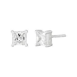 Silpada 'Shine Bright' Cubic Zirconia Stud Earrings in Sterling Silver