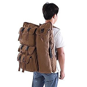 Middle 4K Canvas Drawing Board Bag, Artist Portfolio Backpack Bag Multi-functional Sketchpad Art Bag for Drawing Sketching