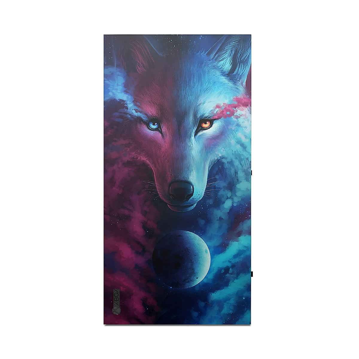 Head Case Designs Officially Licensed Jonas "JoJoesArt" Jödicke Wolf Galaxy Art Mix Vinyl Sticker Gaming Skin Decal Cover Compatible With Xbox Series X Console