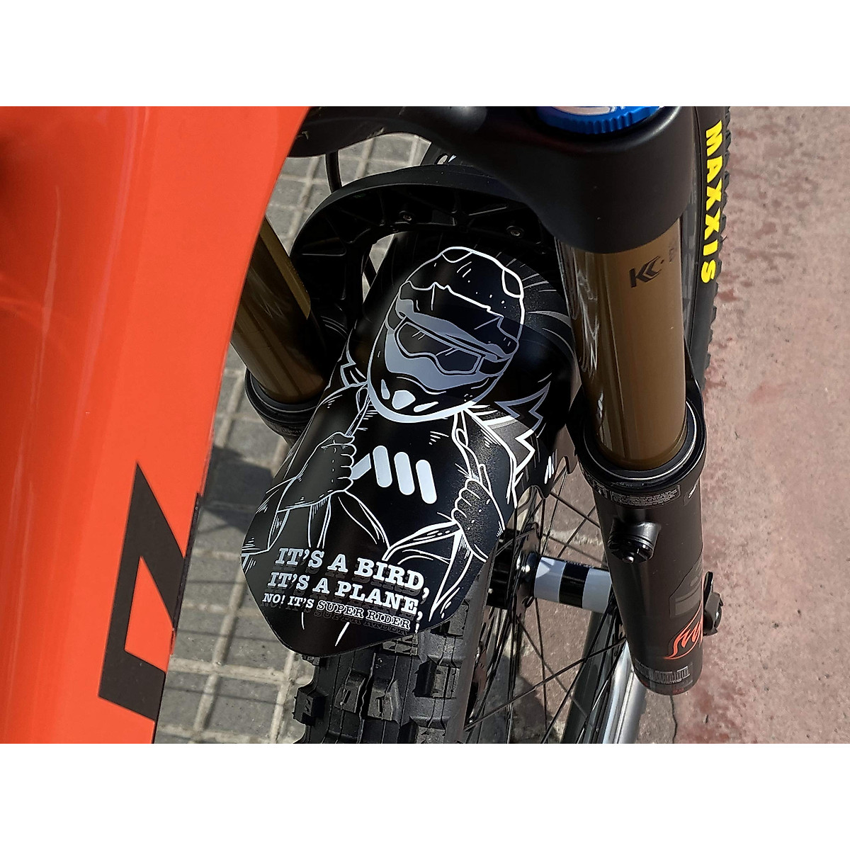 MTB Front Wheel Mud Guard - Lightweight & Durable Protection - Universal Fit - Protect Against Mud, Water Spray and More