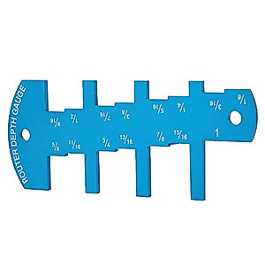 Table Saw Depth Gauge Height Limit Gauge Measuring Ruler Router Depth Gauge Aluminum Alloy Woodworking Tool