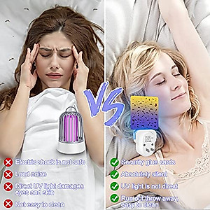 Electric Flying Insect Trap,UV Light Mosquito Trap Gnat Killer Indoor Night Light Plug in Bug Catcher Fruit Fly Traps 2023 Latest Upgrade Flying Insect Trap Plug in Gnat Traps for House Indoor 1 Pack