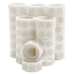 UPINS 3000 Pcs Point Dots Balloon Glue Removable Adhesive Point Tape, 30 Rolls Double Sided Dots Stickers for Craft Wedding Decoration