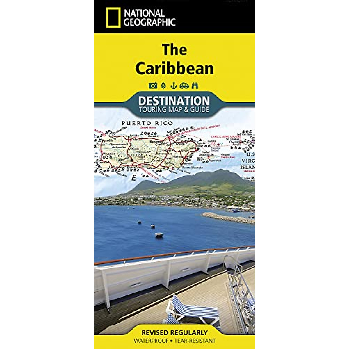 Caribbean Map (National Geographic Destination Map)