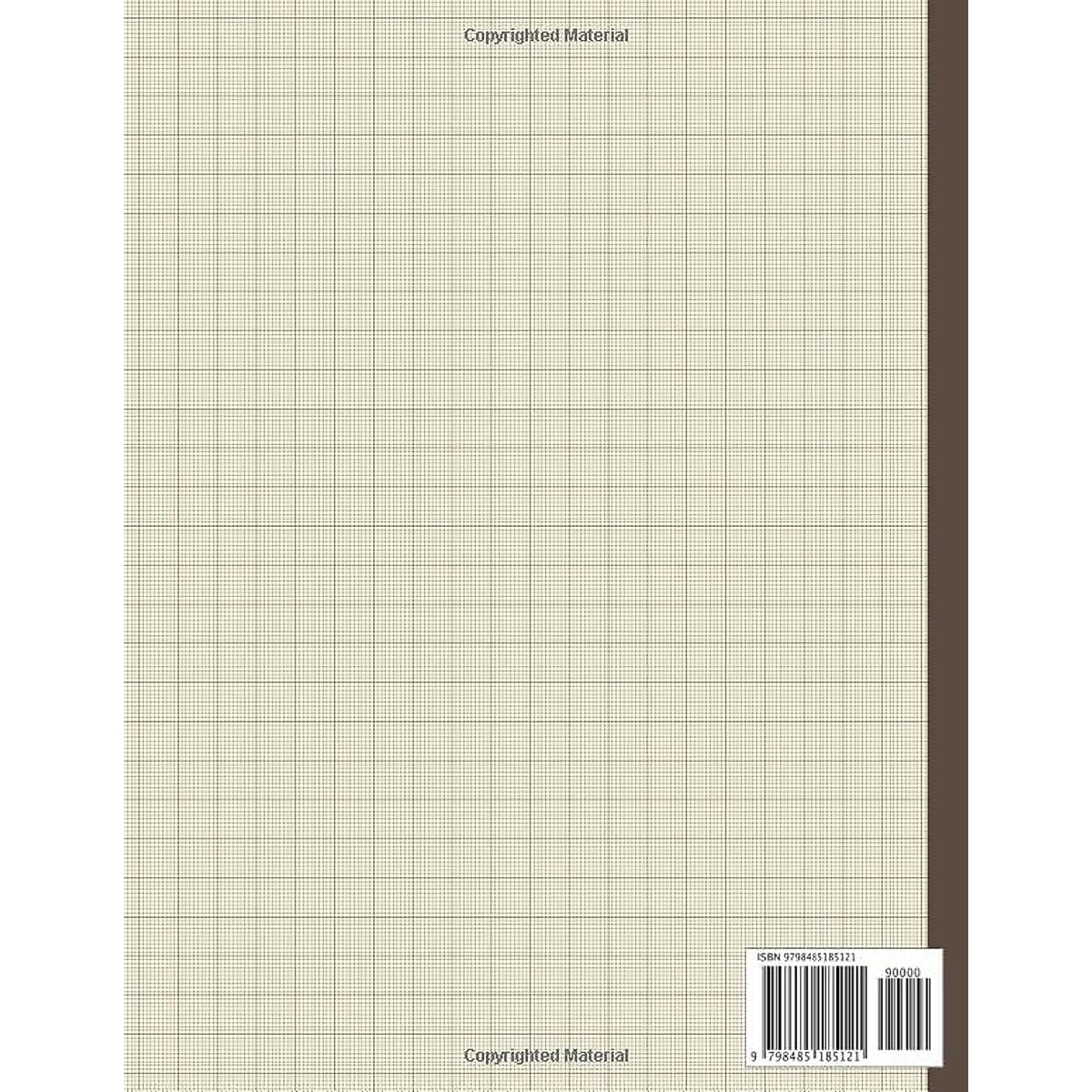 Metric Graph Paper: Graph Paper Notebook with Quad-ruled pages | MM Graph Paper (1mm x 10mm) Scientific Lab Notebook for math, science, technology | ... | Notebooks for Students with design cover