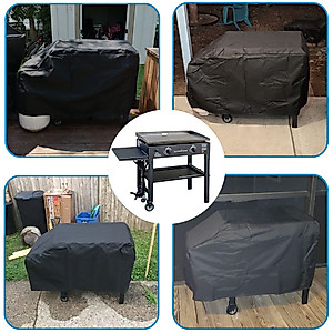 Westeco Griddle Covers for Blackstone 28 Inch Cover Waterproof 1529 28 2 Burner Cooking Station Flat Top Grill Outdoor BBQ Heavy Duty, 45 x 23 25