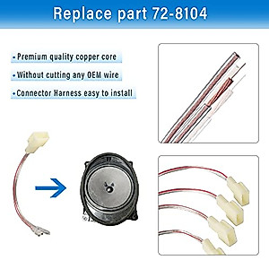 NuIth Car Speaker Wire Harness Connector + Dash Tweeter Speaker Wiring Adapter Toyota Corolla/Camry 2012-2019 Subaru Forester/Impreza 2012-2020 Aftermarket Speaker Cable Plug