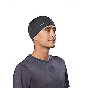 Halo Headband Womens Pullover Skull Cap, Black