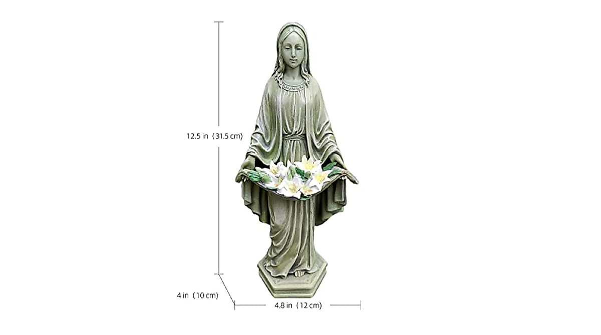 CHRUI Virgin Mary Garden Statue - Outdoor Spiritual Decor