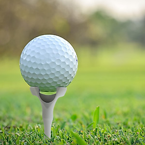 Senior Golf Tees Designed for Shaky Hands and Golfers with Multiple Sclerosis, Overactive Thyroid, are Over 65, Beginners, or have Unsteady, Trembling Hands; Easy to Put Ball On; 5 Pack