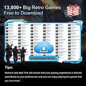 Retro Game Console HDD 2T Built in 4280 Retro Games, 18 Large-Scale Emulator Console, Launchbox Game System for Win 8.1/10/11 Plug and Play, Up to 6GB/s, 5400 RPM