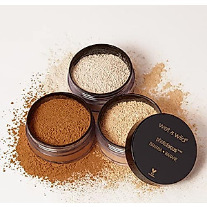 Wet n Wild Photo Focus Loose Baking Setting Powder, Banana | Sheer | Highlighter Makeup | Suitable for All Skin Tones