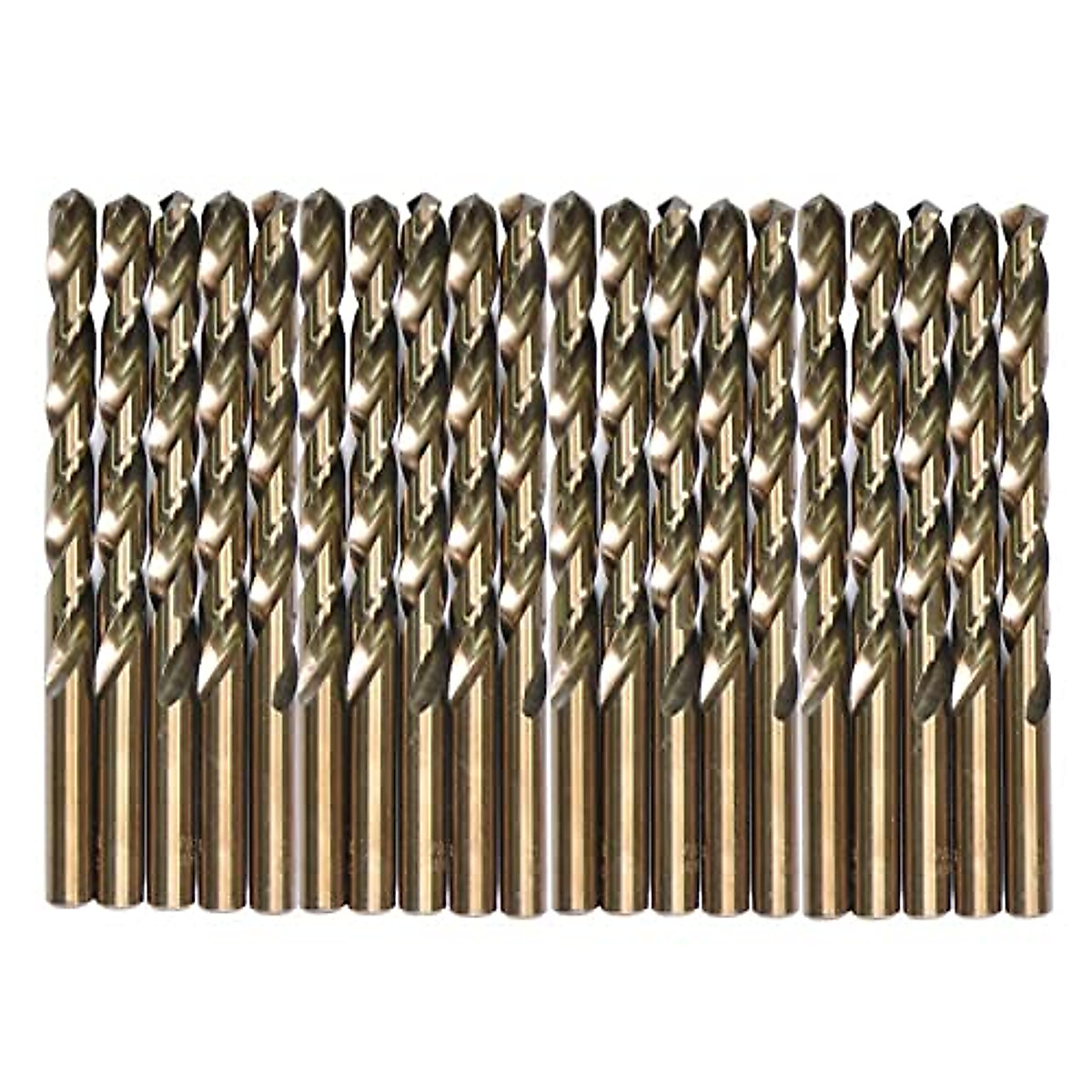 VALYRIANTOOL 3/32" Cobalt Drill Bits(20PCS), M35 HSSCO High Speed Steel Jobber Length Twist Drill Bit Set for Hardened Metal, Stainless Steel, Cast Iron, Plastic and Wood