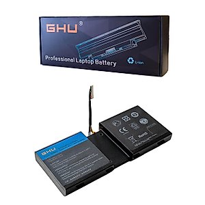 GHU New 2F8K3 Laptop Battery Compatible with Dell Alienware 17 17X M17X-R5 18 18X M18X-R Series 02F8K3 KJ2PX 0KJ2PX G33TT 0G33TT 14.8V 86WH,12 Months Warranty
