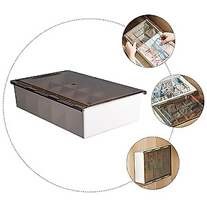 Abaodam 1Pc Box Storage Box containers for clothes plastic container with lid clothes drawers lingerie drawer dividers wall hanging storage bag plastic socks Organizer Bra Storage Tray tie