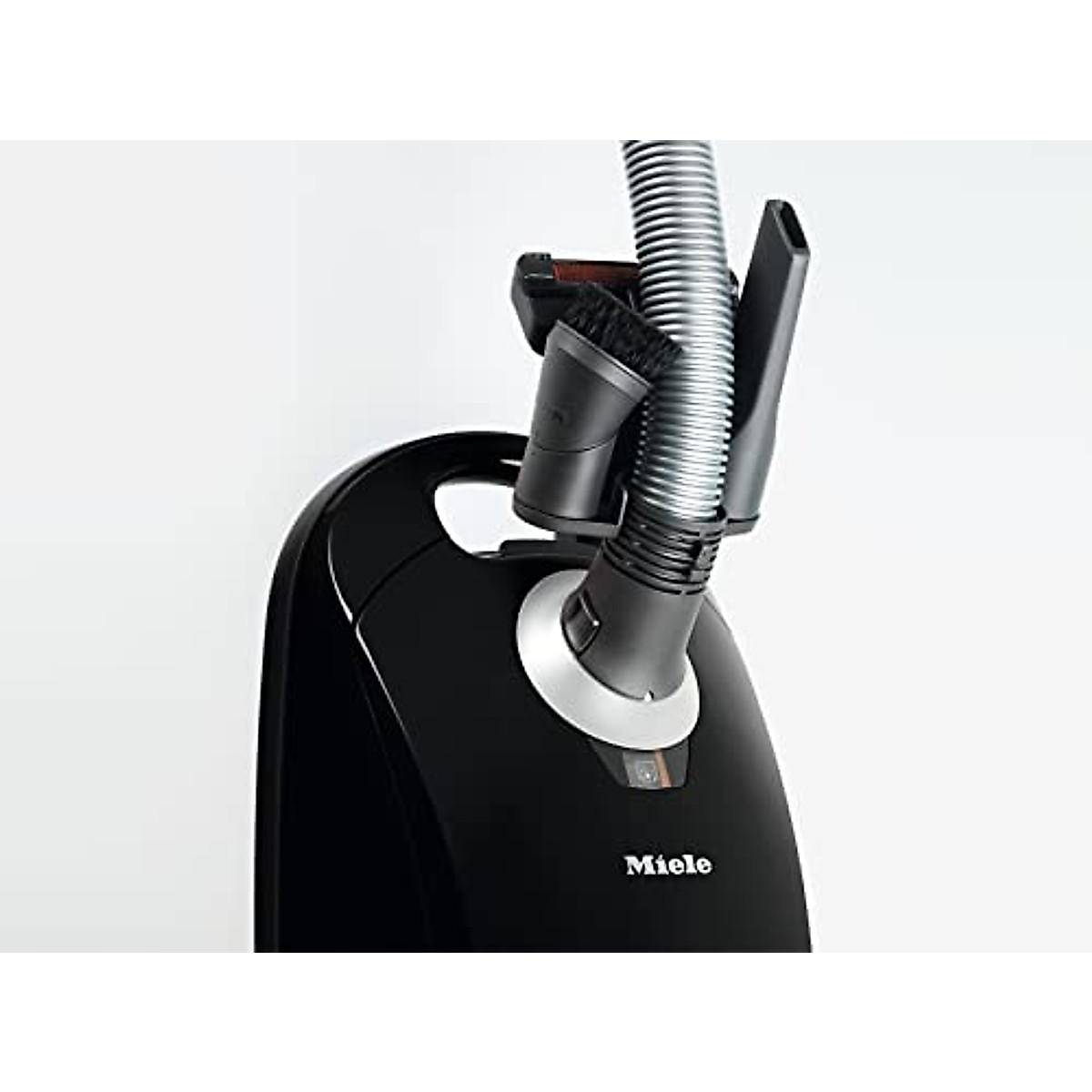 Miele Compact C1 Turbo Team Bagged Canister Vacuum, Obsidian Black