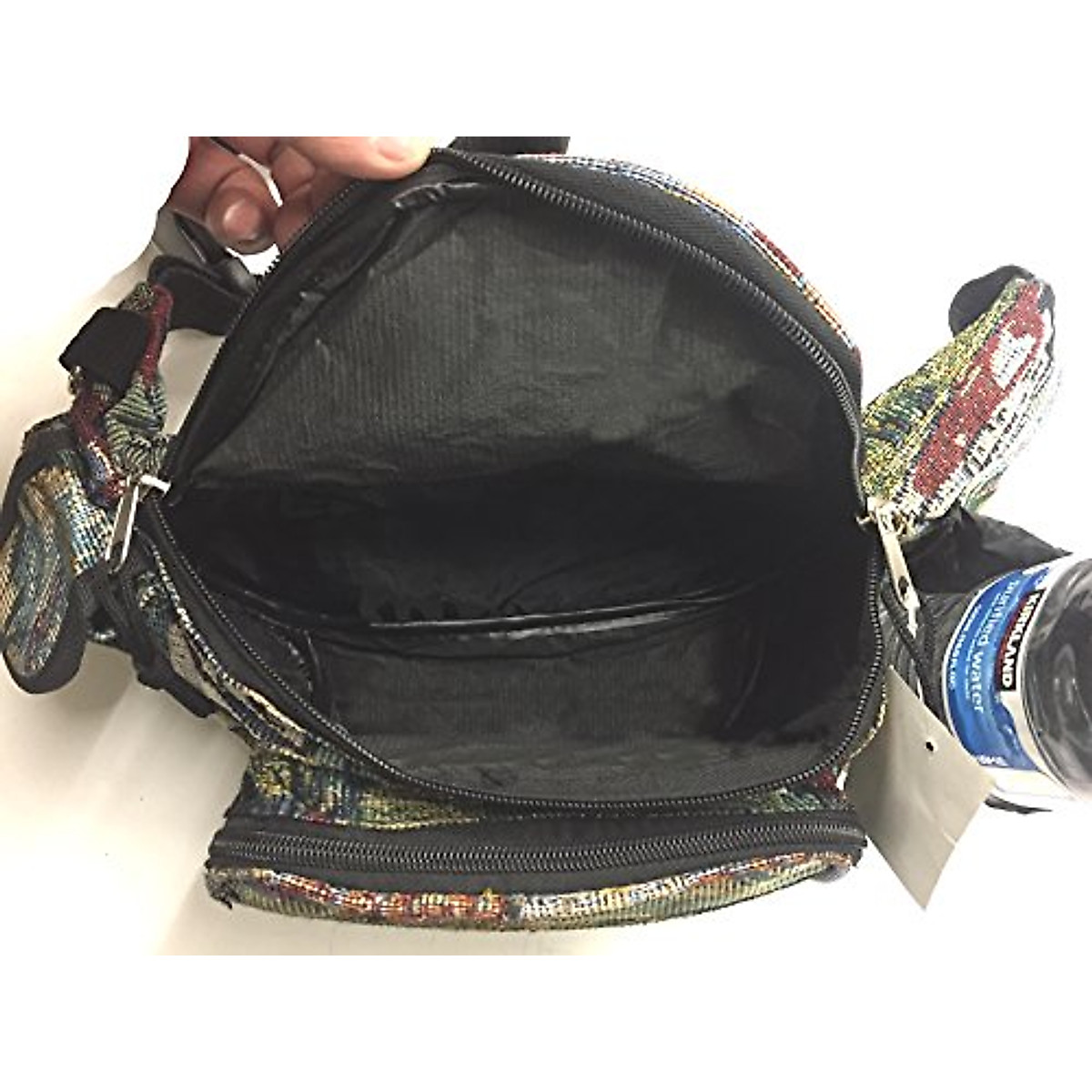 Explorer Large Polyester Waist Fanny Bag Purse Pack Men Women Girl Kids Outdoors Running Climbing Cute Fashion Waterproof Water Bottle Holder (Large/16 x 6 x 4-Inch, Route66)