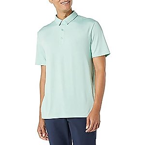 Amazon Essentials Men's Slim-Fit Tech Stretch Polo Shirt, Sage Green, X-Large