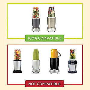 Blender Replacement Parts for Nutribullet Blender, 32OZ Cup with Replacement Extractor Blade Compatible with Nutribullet 600W 900W Blenders