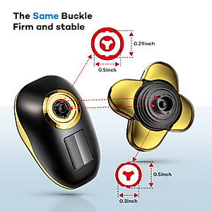 Replacement Head Shavers for Bald Men, 5 and 6 Heads Beard Hair Replacement Blade, Easy to Clean Electric Shaver Fit Your Face and Head Shave for Bald (Gold)