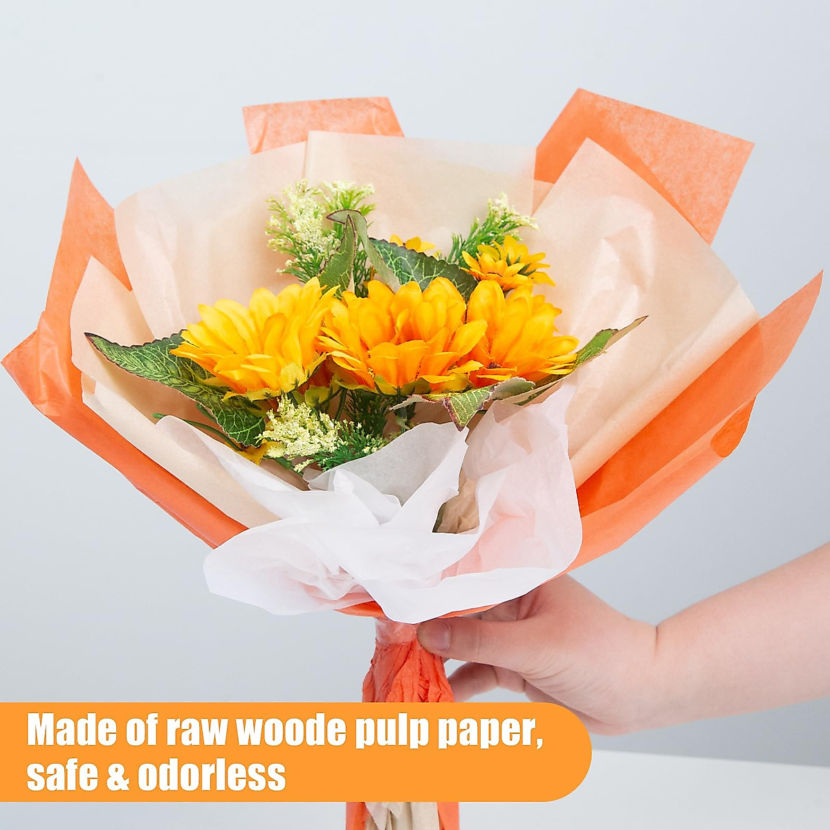 TOXOY Tissue Paper for Gift Bags, 360 Sheets Gift Wrapping Paper Craft Tissue Paper Bulk 40 Colors 11.5x8 Inch for Christmas New Year Holiday Birthday Gift Wrapping DIY Crafts Project