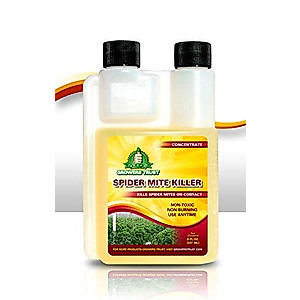 Growers Trust Spider Mite Killer Non-Toxic, Biodegradable - Natural Pesticide -Organic Ingredients-Earth Friendly Pest Control(Solution Makes 10 gallons RTU )