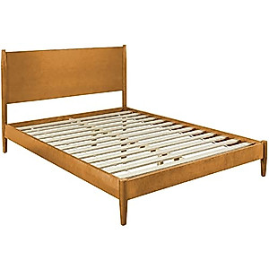 Crosley Furniture KF725001AC Landon Platform Bed and Headboard, Queen, Acorn