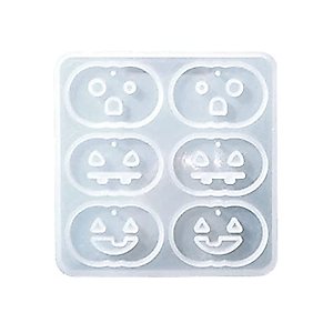 Halloween Pupkin Bat Earrings Silicone Mold Glue Drop Keychain Earring Resin Molds Silicone Jewelry Earring Molds for DIY Women Earrings, Pendants Jewelry Making
