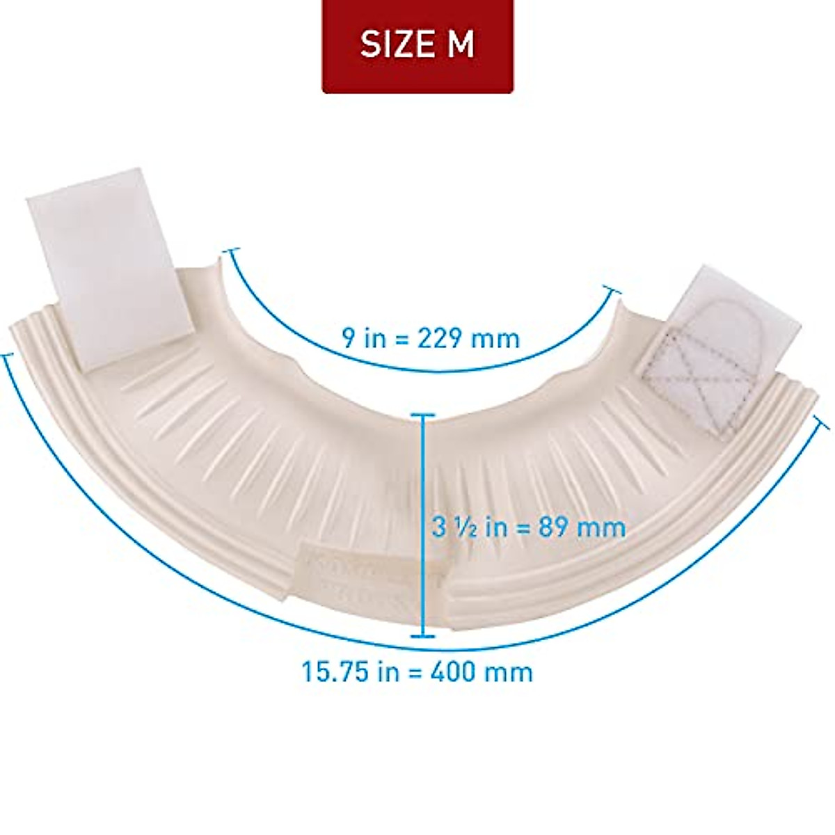 HORZE Double Closure No Turn Rubber Bell Boots - Blue - S