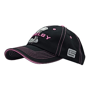 Womens Shelby Super Snake Black with Pink Cap Hat | Officially Licensed Shelby® Product | Adjustable, One-Size Fits All