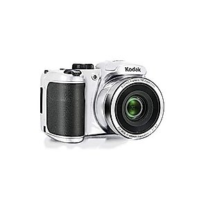 Kodak PIXPRO Astro Zoom AZ252-WH 16MP Digital Camera with 25X Optical Zoom and 3" LCD (White) (Renewed)