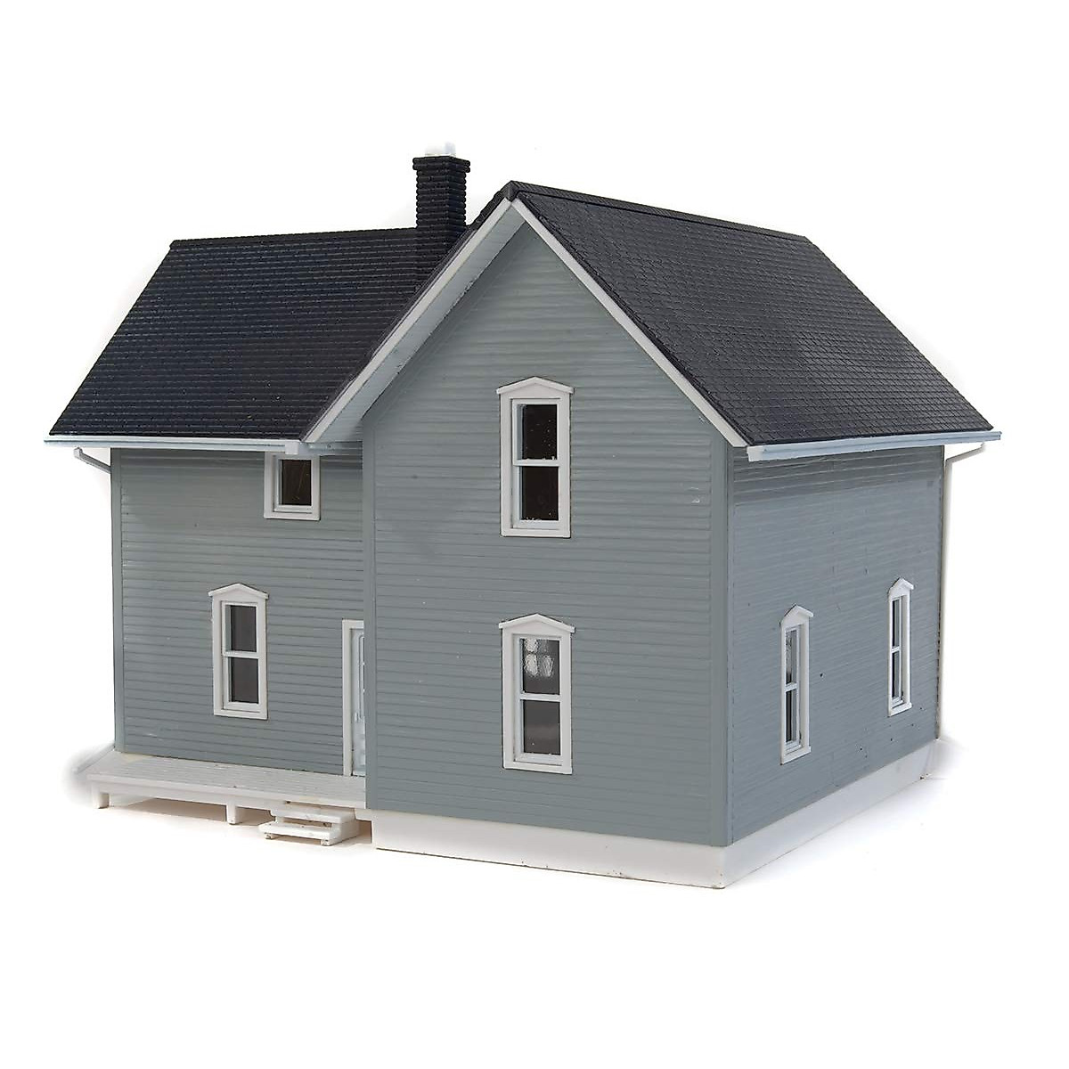Walthers Cornerstone HO Scale Model Tillman Farm House Kit, 3/8" 11.9 x 10.7 x 11.1cm
