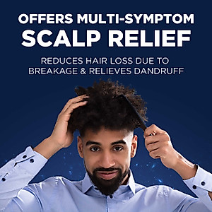 Head & Shoulders Scalp X Anti Dandruff Shampoo for Men, 5 Fl Oz Hair Treatment Reduces and Prevents Hair Loss Due to Breakage and Provides Itchy Scalp Relief