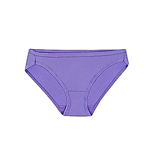 Fruit of the Loom Girls' Big Cotton Bikini Underwear Multipacks, 10 Pack-Fashion Assorted, 12