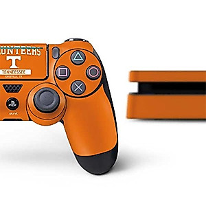 Skinit Decal Gaming Skin Compatible with PS4 Slim Bundle - Officially Licensed College Tennessee Volunteers Design